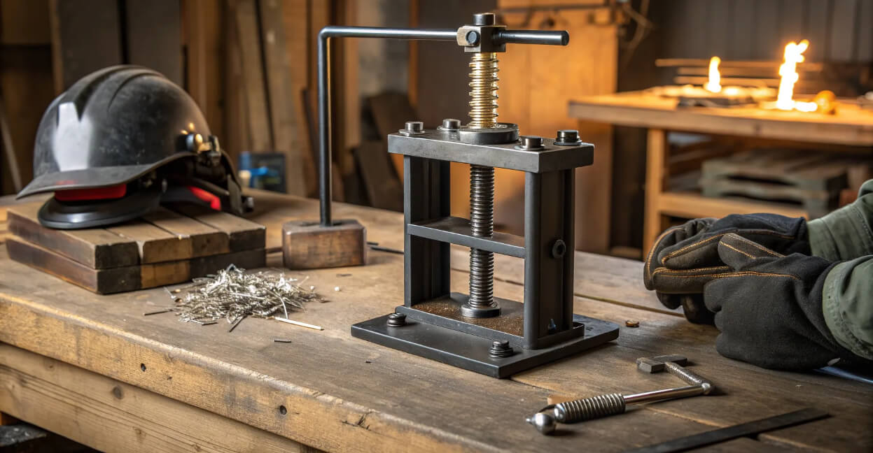 How To Build A Super Strong Mini Hydraulic Press | A DIY Idea That Will ...