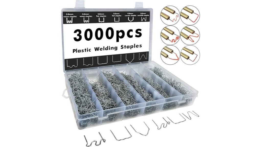 Plastic Welding Staples Review: 3000 Pieces Inside