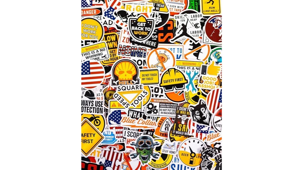 Funny Hard Hat Stickers Review: 150 Designs Explored