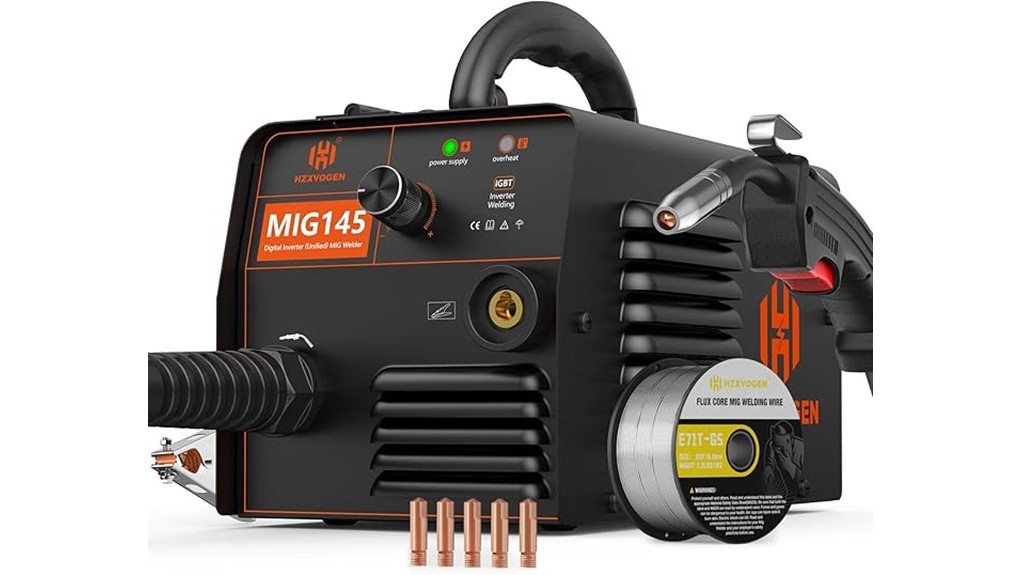 H HZXVOGEN 145A MIG Welder Review
