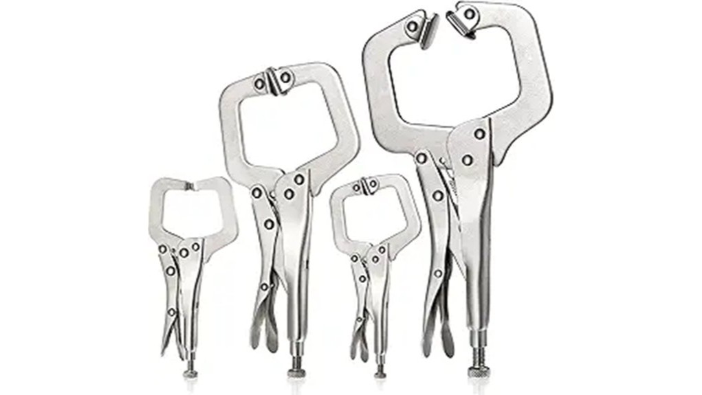 4 Pcs Locking C Clamp Set Review