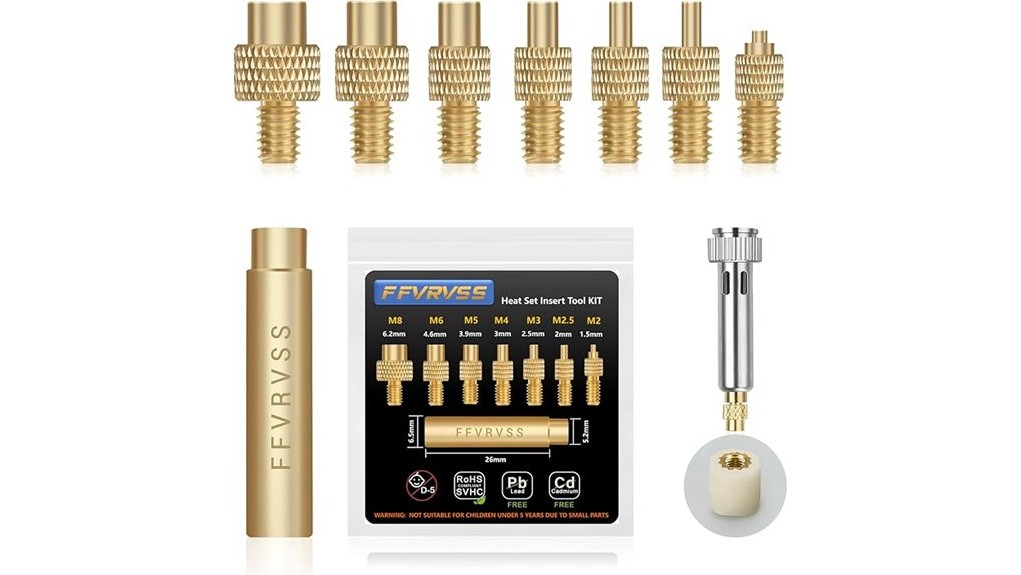 8x Premium Heat Set Insert Tool Kit Review
