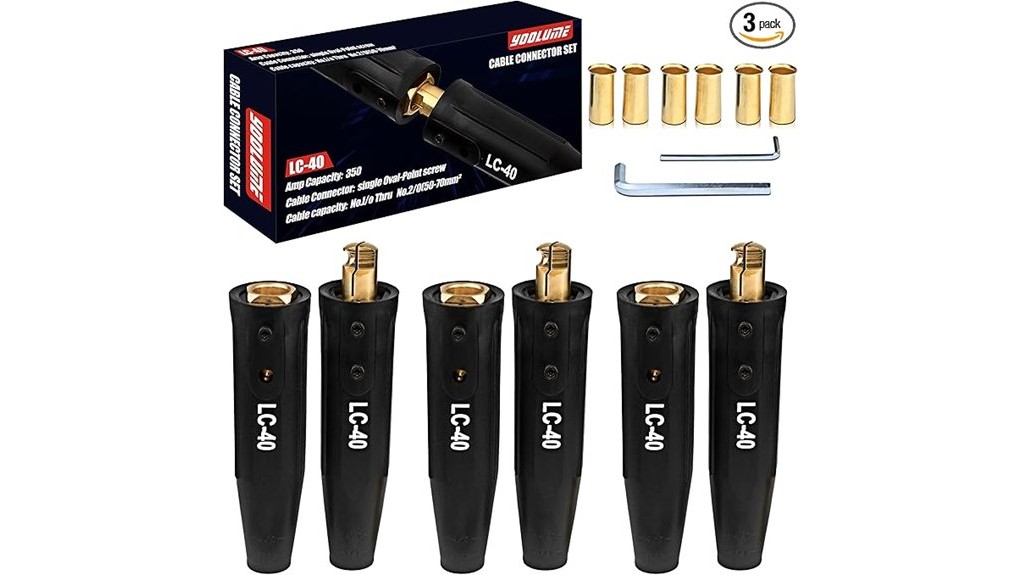 Welding Lead Connectors, 3 Pack LC-40 Review