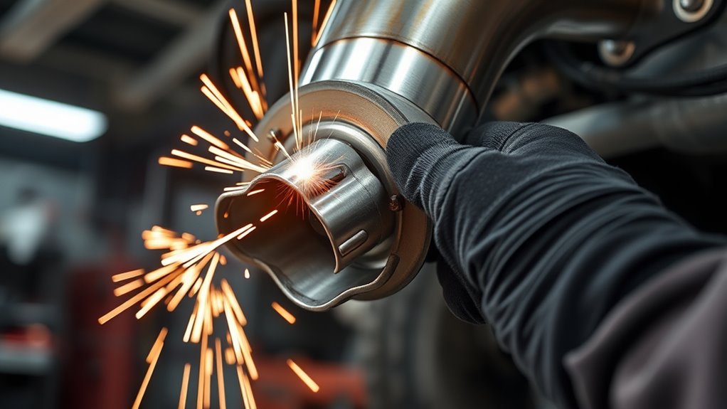 How To Weld A Catalytic Converter Flange