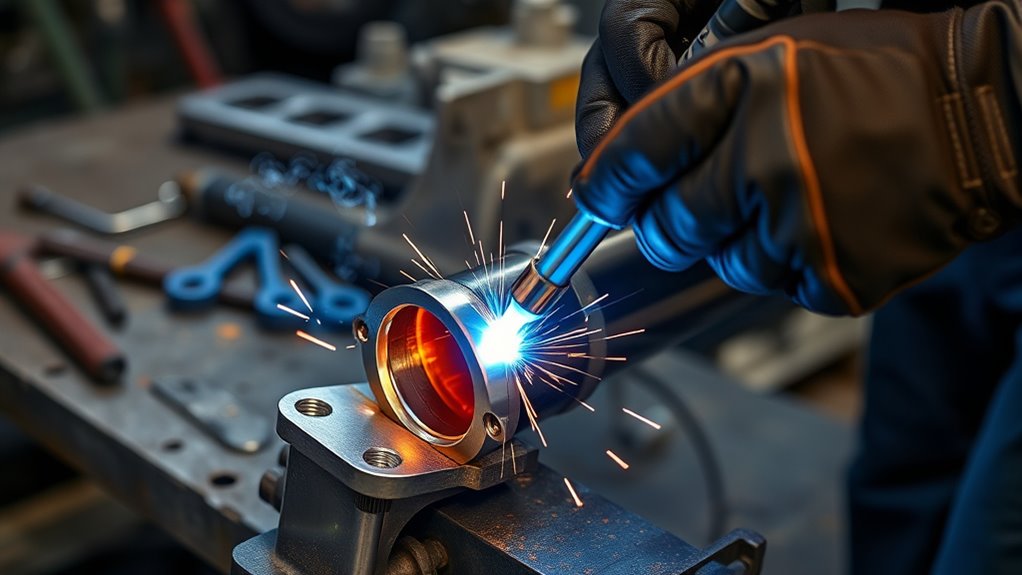 How To Weld A Catalytic Converter Flange